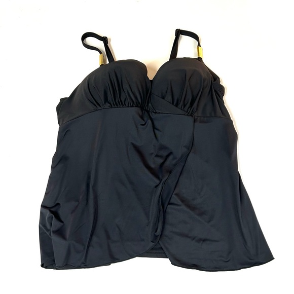 Cacique | Swim | Swim Cacique 38f 38ddd Balconette Tankini Top Solid ...